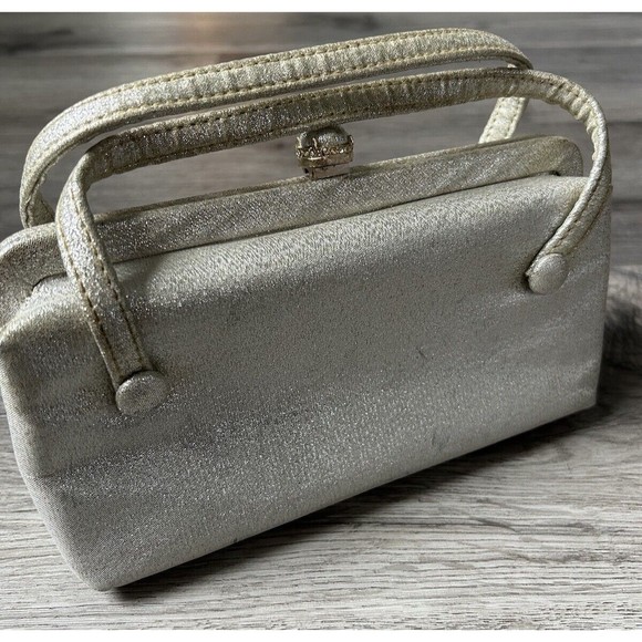 After Fire | Bags | Vtg 6s 70s Silver Evening Bag Clutch Purse Coin Bag ...